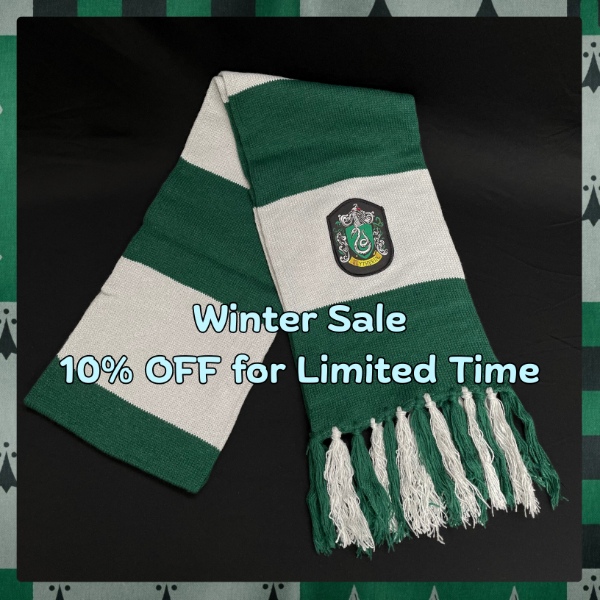 Slytherin Muffler | Harry Potter Scarf | HP