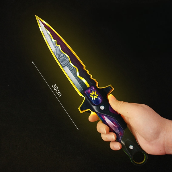 VCT LOCK IN Toy Knife LED Rechargable (Purple) | Valorant